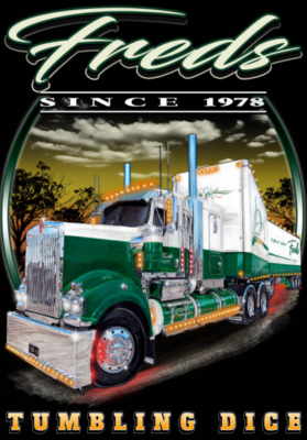 Fred's FLAT50 Hoodie - Fred's Interstate Transport